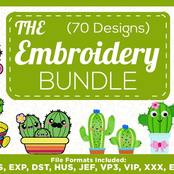 Cactus Embroidery - Etsy