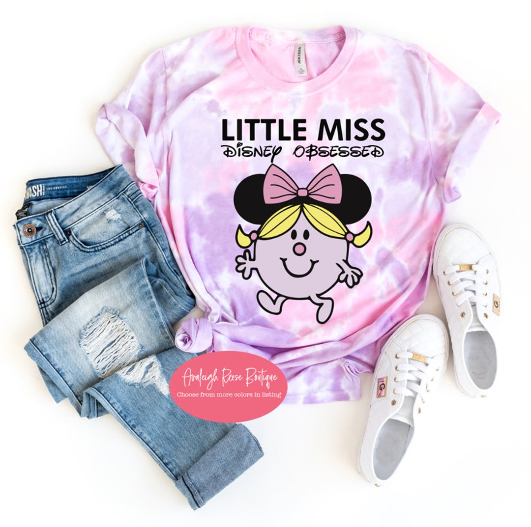 Little Miss Disney Obsessed Tie Dye Shirts Trending Little Miss - Etsy