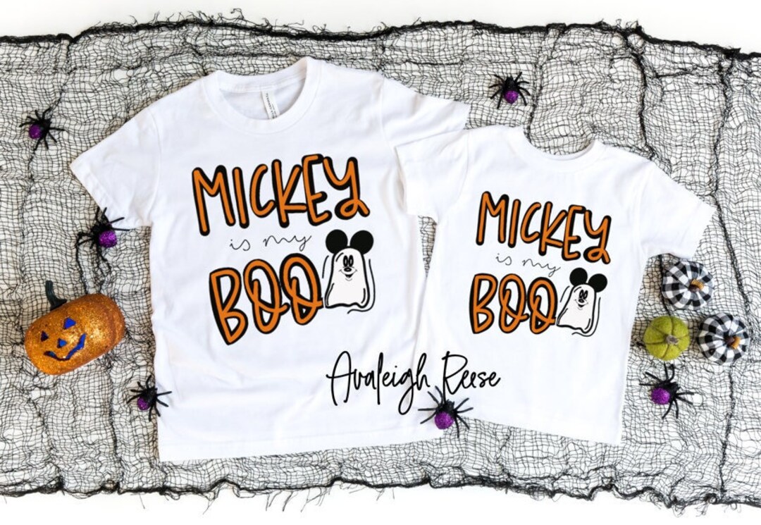 Micky is My Boo T-shirt Mouse Ghost T-shirt Mouse Halloween Inspired ...