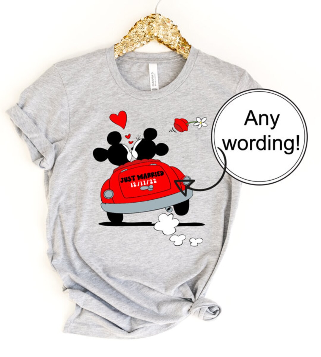 Minnie Mickey Buggy Shirts Personalized Love Mickey and - Etsy