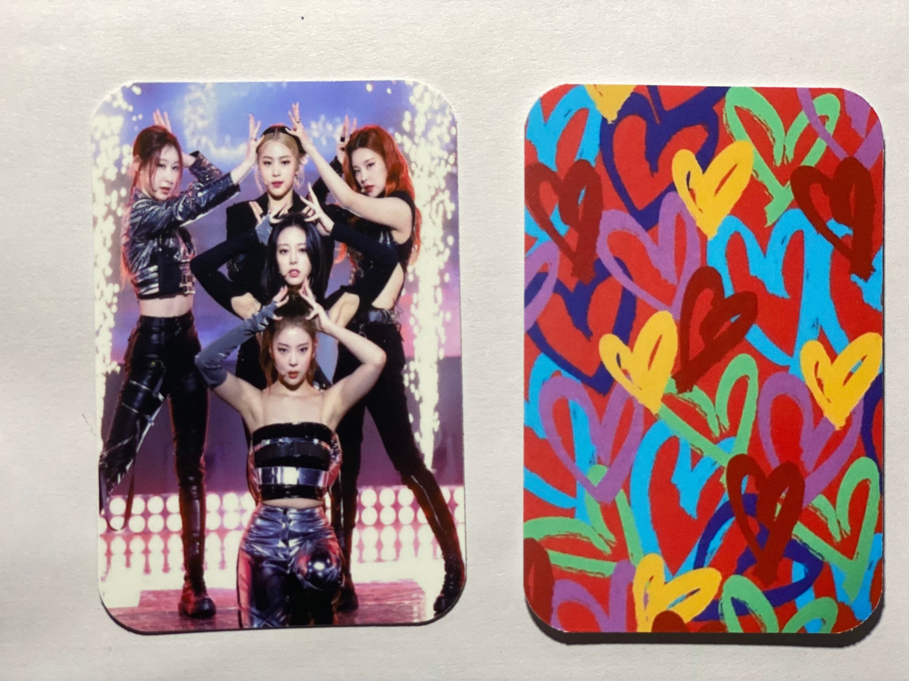 ITZY Group Glossy Photocards With Freebies Included - Etsy