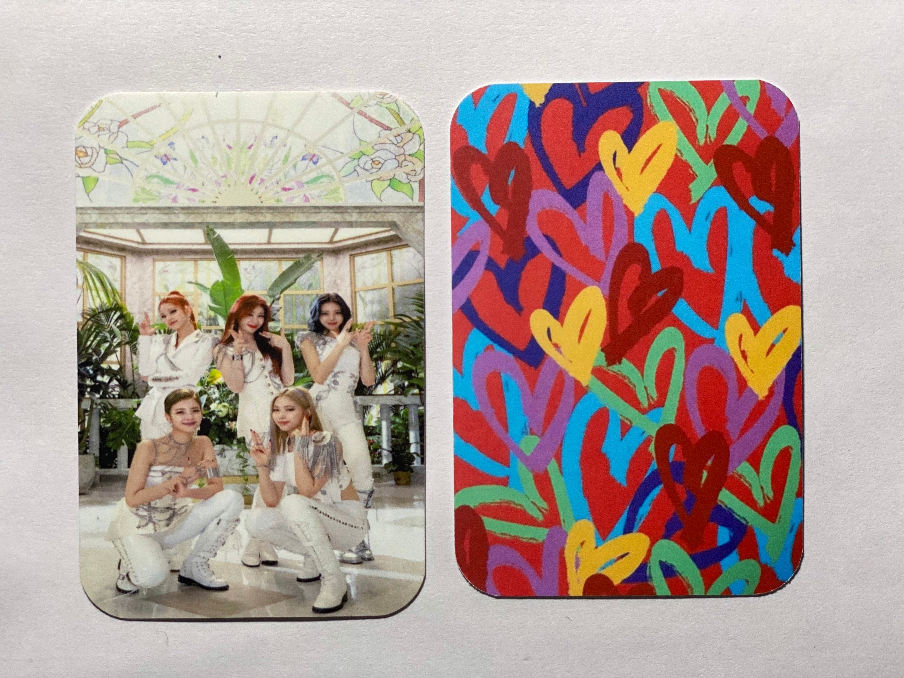 ITZY Group Glossy Photocards With Freebies Included - Etsy
