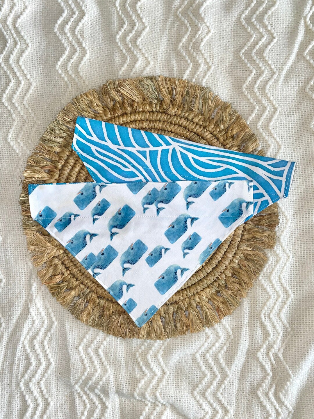 Blue Whale Bandana - Etsy