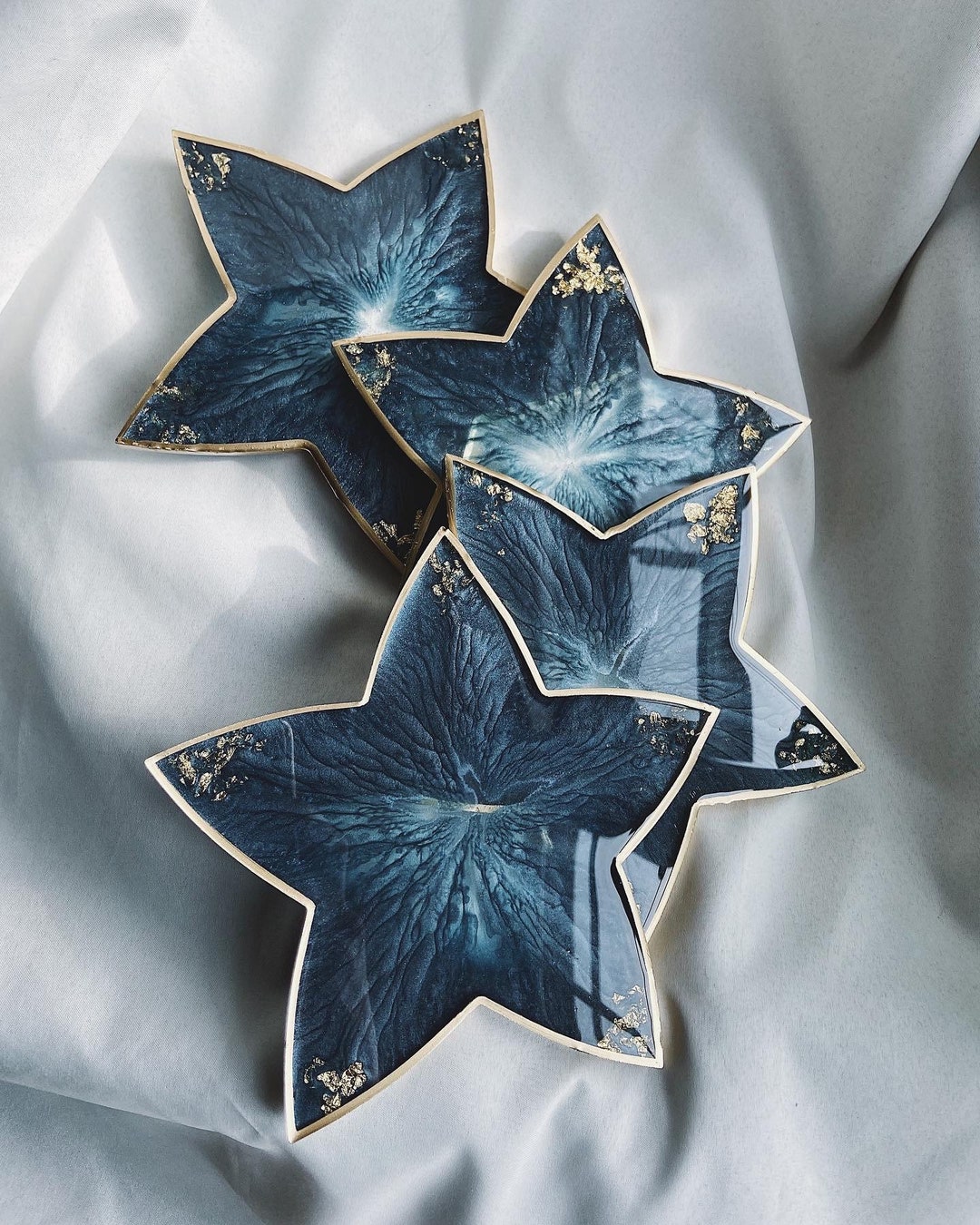 RESIN COASTER Star Coasters Set of Coasters Gifts Customise With Own ...