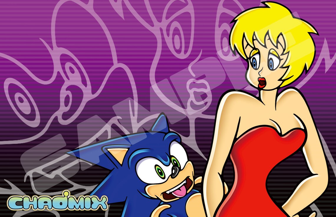 Sonic Poster chaomix Madonna | Etsy