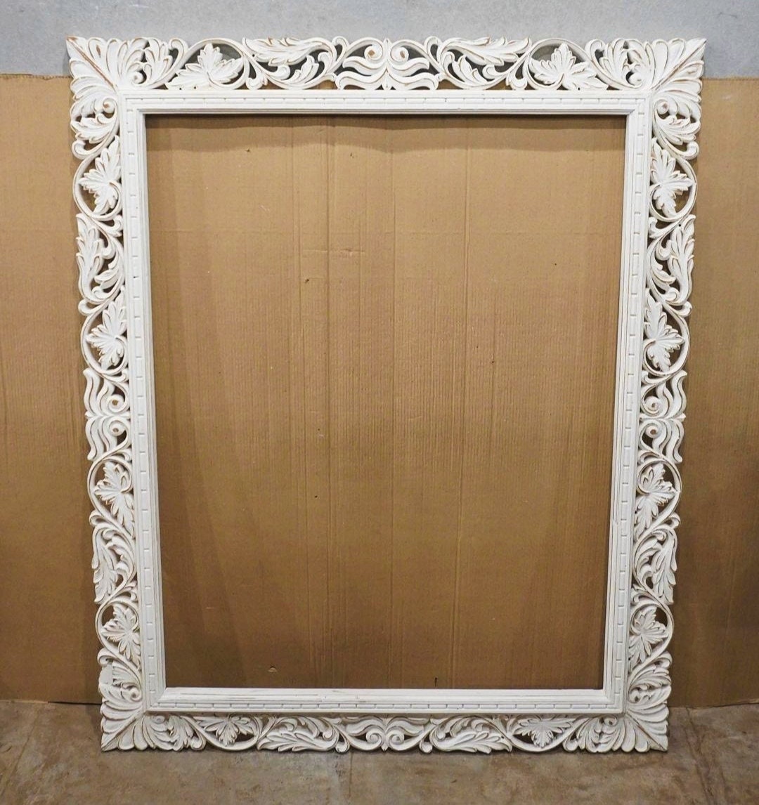 Rustic Wall Mirror Boho Wall Mirror Vintage Inspired Spindle - Etsy