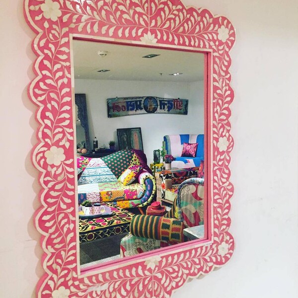 Pink Mirror - Etsy