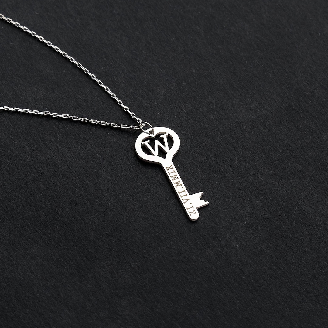 Custom Key Necklace • Gothic Key Necklace • Custom Key Necklace ...