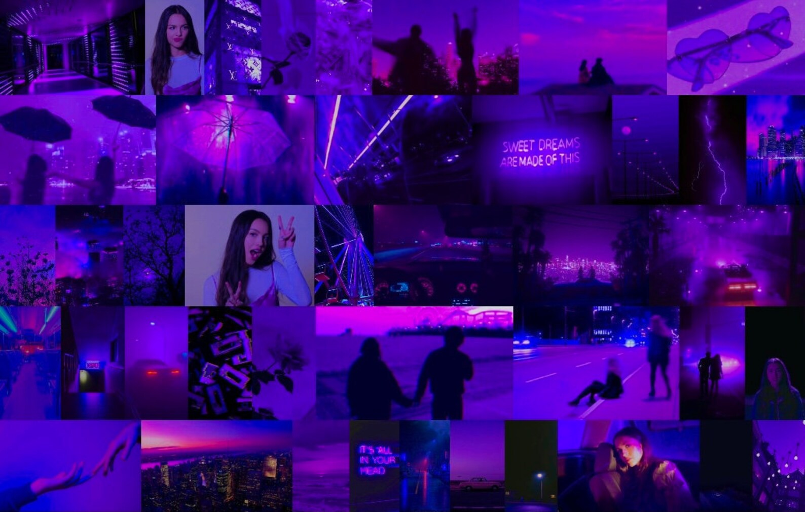 Olivia Rodrigo Drivers License Aesthetic Wall Collage | Etsy