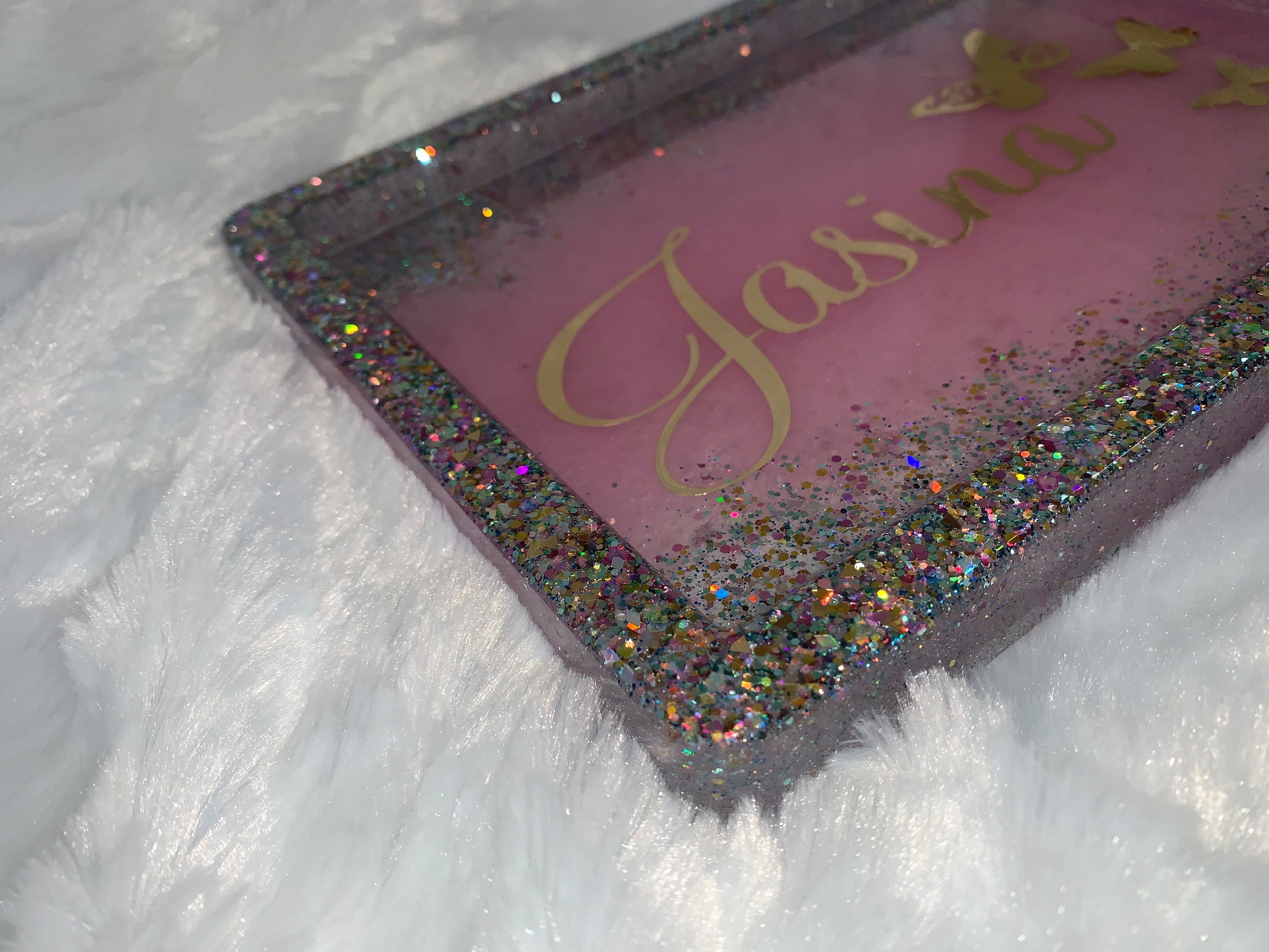 Vanity Tray Name Tray Name Plaque Baby Name Baby Gift Princess Girl - Etsy