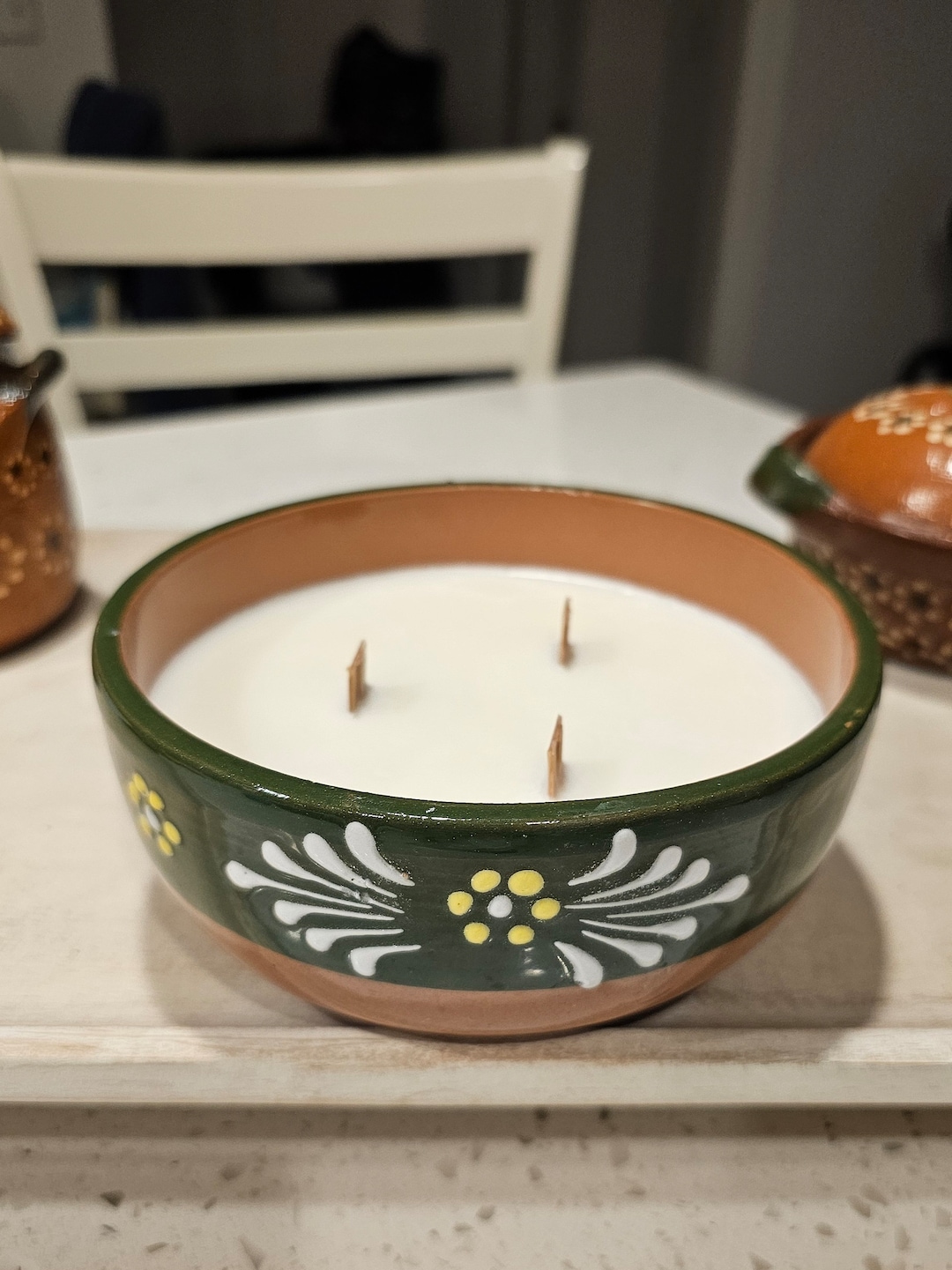 Mexican Cazuelita Candle/gingerbread Scent/soy Candle/mexican Pottery ...