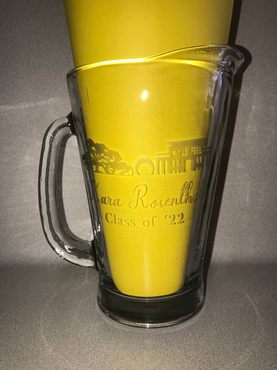 Custom Etched Aggie Ring Dunk Pitcher Inspired by Texas A&M | Etsy