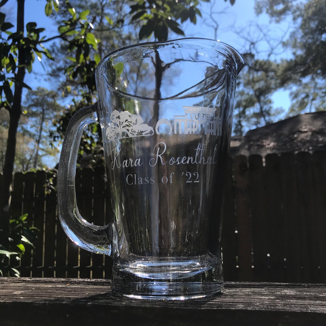 Custom Etched Aggie Ring Dunk Pitcher Inspired by Texas A&M | Etsy