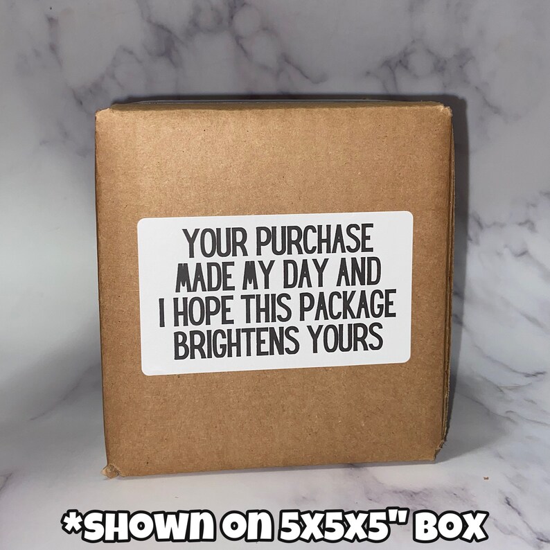 Your Purchase Made My Day and I Hope This Package Brightens - Etsy