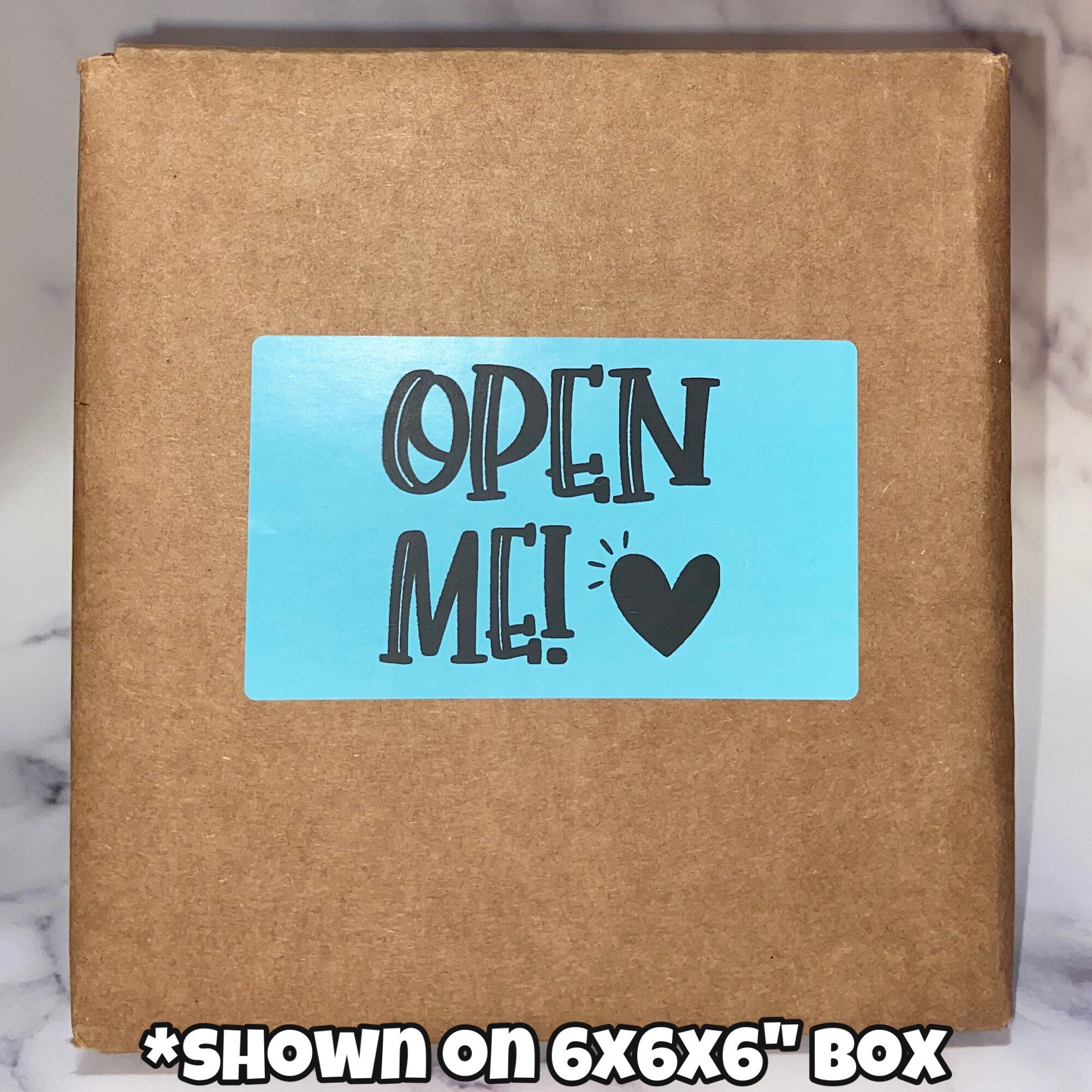 Open Me Stickers Packaging Stickers Labels Thermal Stickers Sticker ...