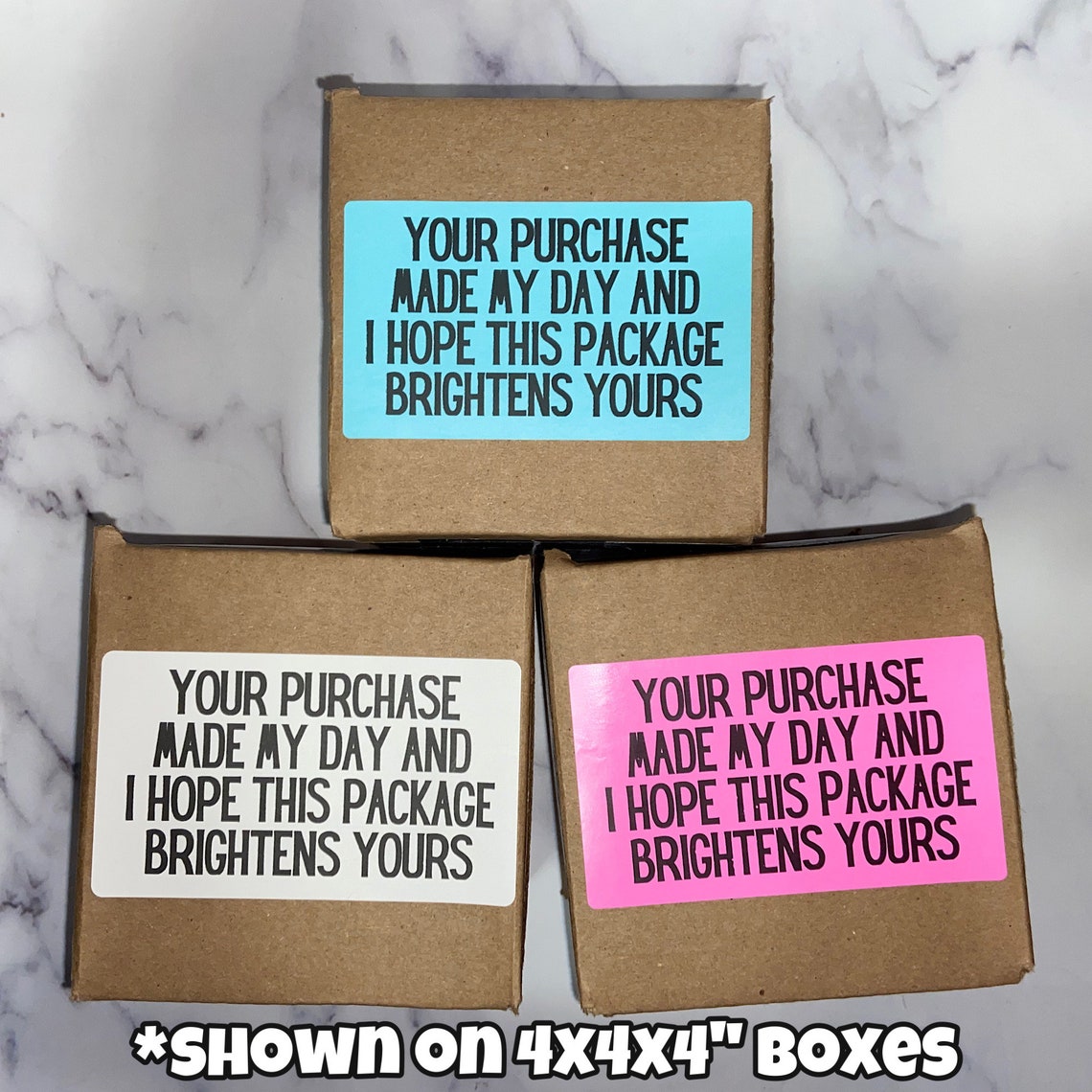 Your Purchase Made My Day and I Hope This Package Brightens - Etsy