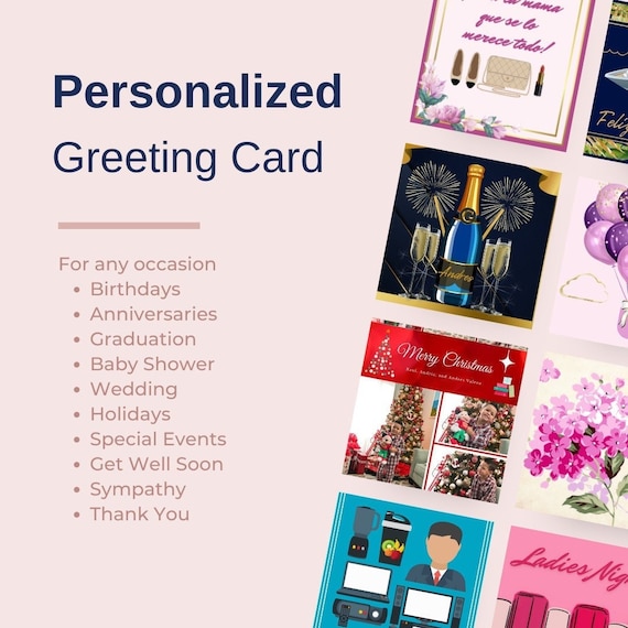 Personalized Greeting Cards for Any Special Occasion - Etsy
