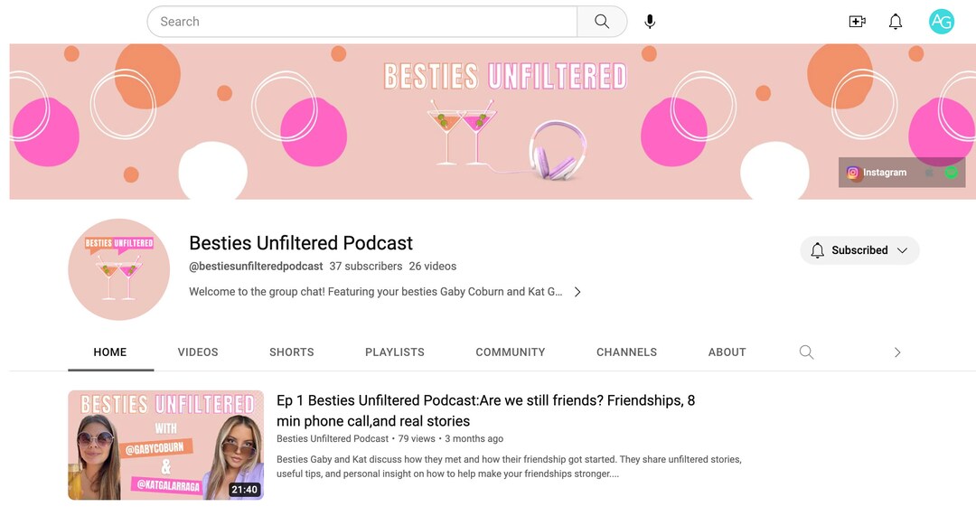 Youtube Banner | Branding | Customized | Personalized | Vlog Videos ...