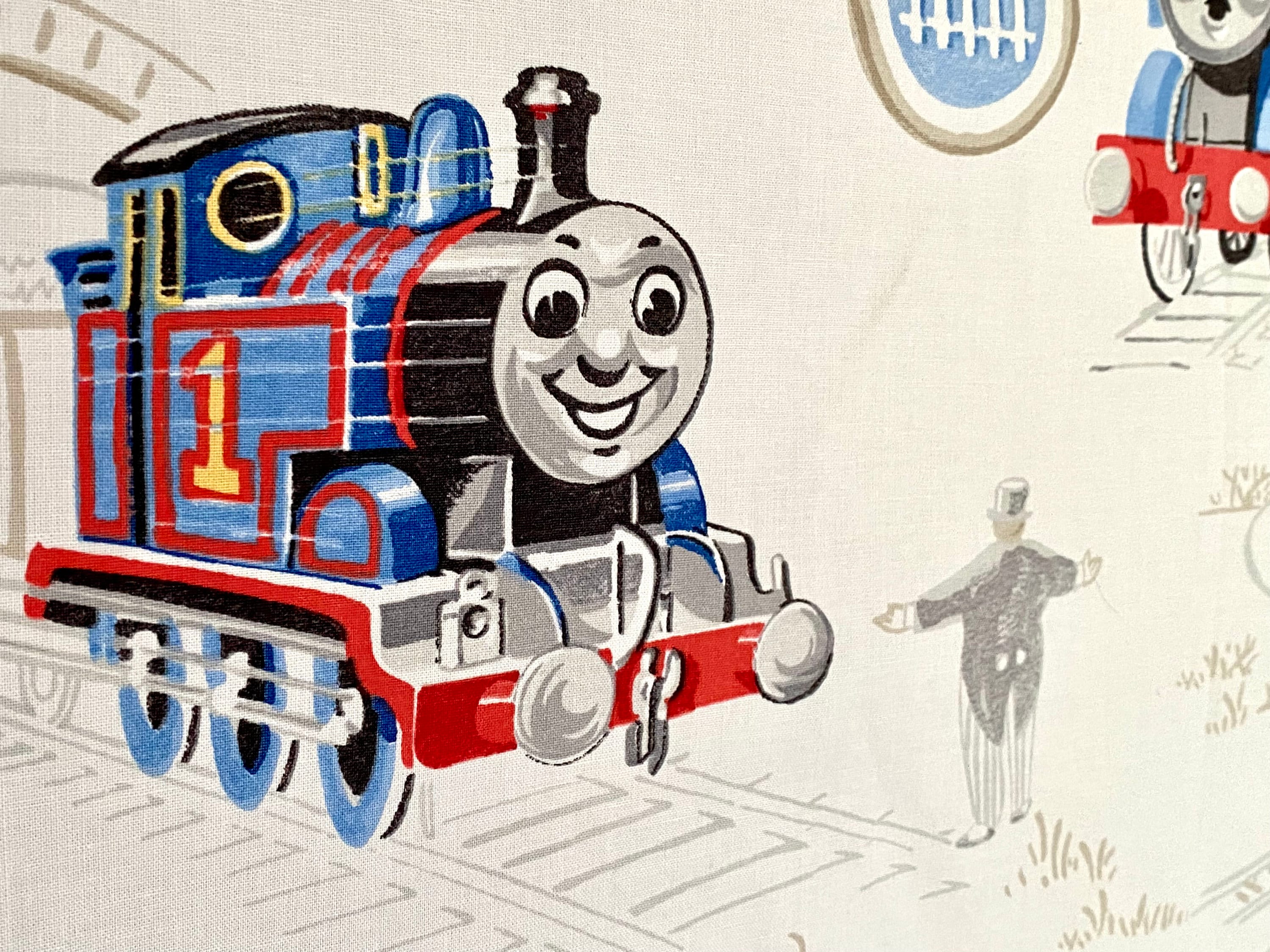 Jane Churchill Thomas the Tank Engine Cotton 135cm Wide Nursery Tales ...