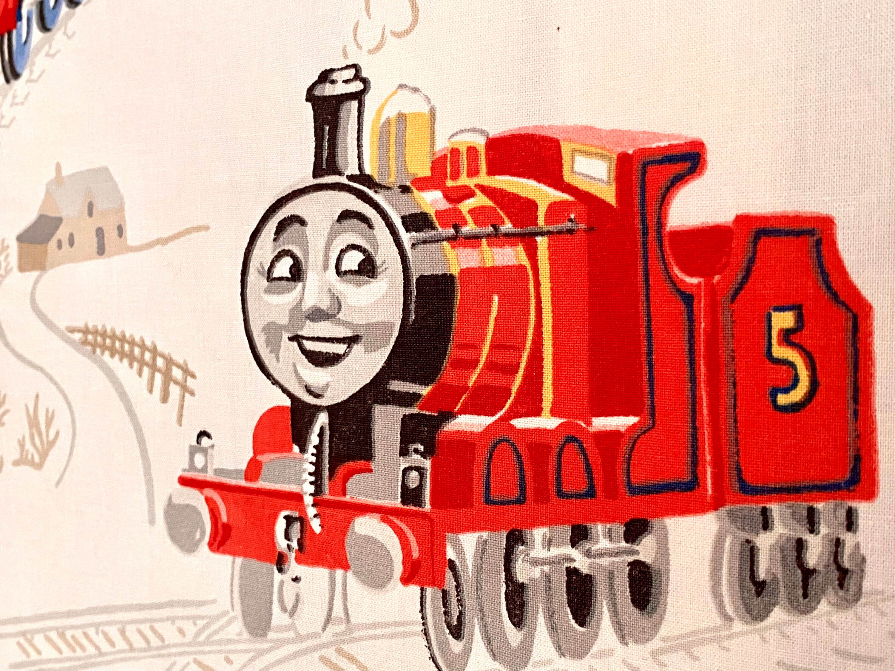 Jane Churchill Thomas the Tank Engine Cotton 135cm Wide Nursery Tales ...