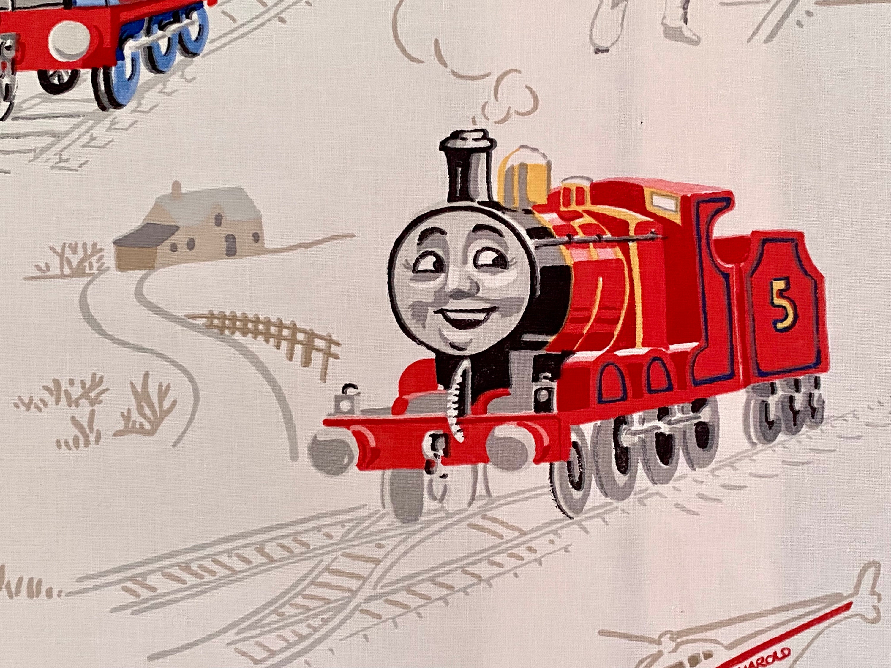 Jane Churchill Thomas the Tank Engine Cotton 135cm Wide - Etsy
