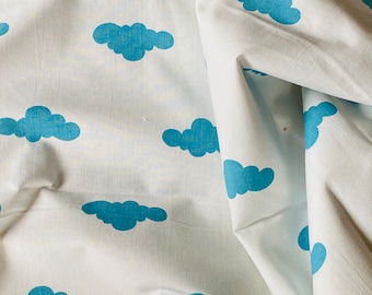 Clouds Fabric Modern Clouds / Fog Custom Fabric by Little Arrow Design ...