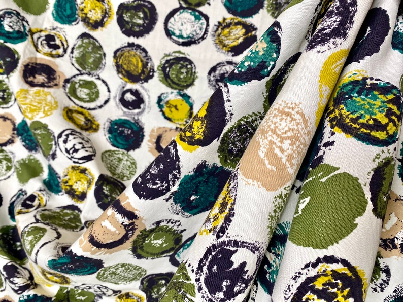 1950's Lucienne Day Original Fabric Mid Century Textile 125cm X 120cm ...