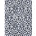 Blue & White Vintage Diamond Foam Yoga Mat - Etsy