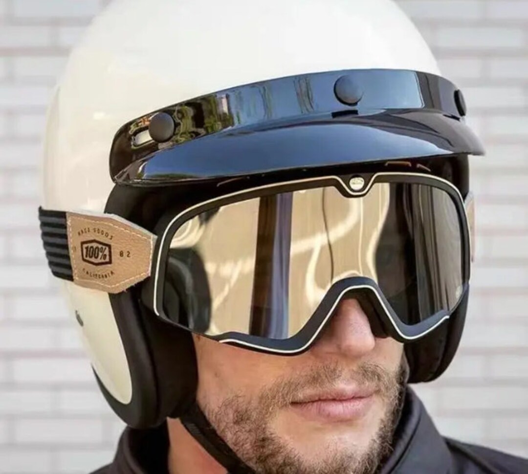 Stylish Motorcycle Goggles Sport Sunglasses Motocross Ski Glasses Retro ...