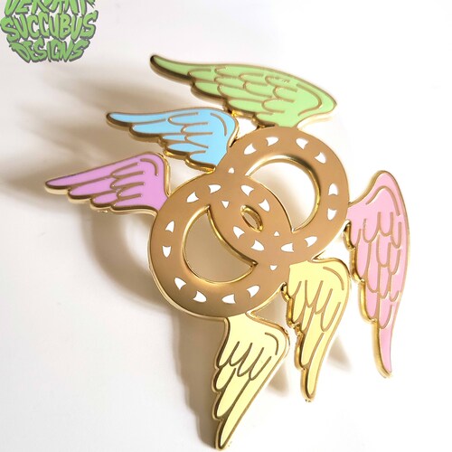Seraphim Angel Enamel Pin - Etsy