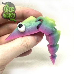 Wiggle Worms | 3D Printed PLA Fidget Toy | Mystery Coloration - Etsy