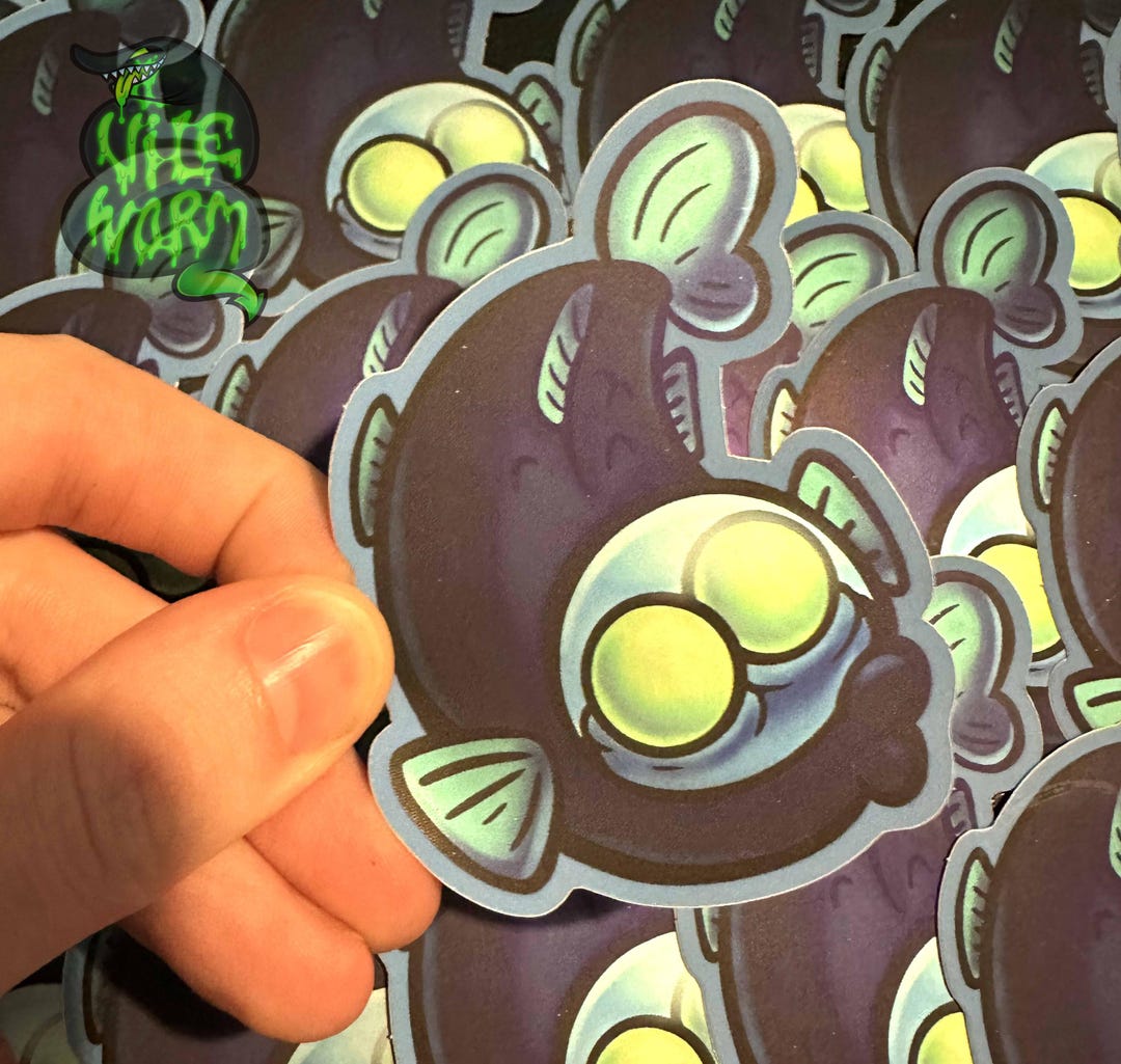 Barreleye Vinyl Sticker | the Brine Pool - Etsy