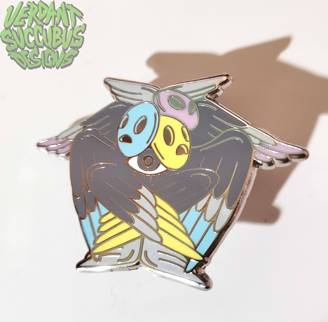 LEGACY Demigender Pride Angel Enamel Pin LGBT Angels - Etsy