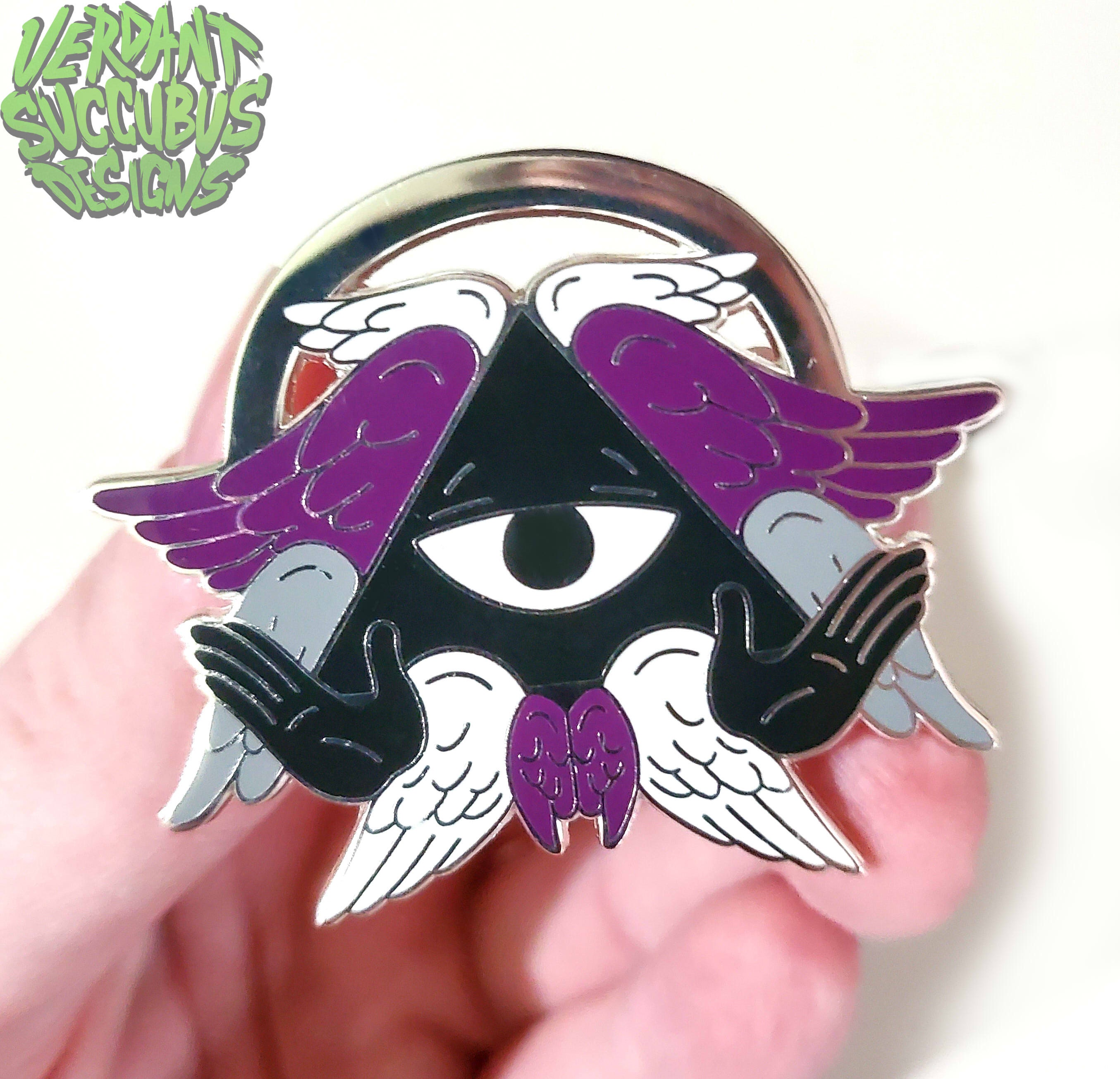 Demisexual Pride Angel Enamel Pin LGBT Angels - Etsy