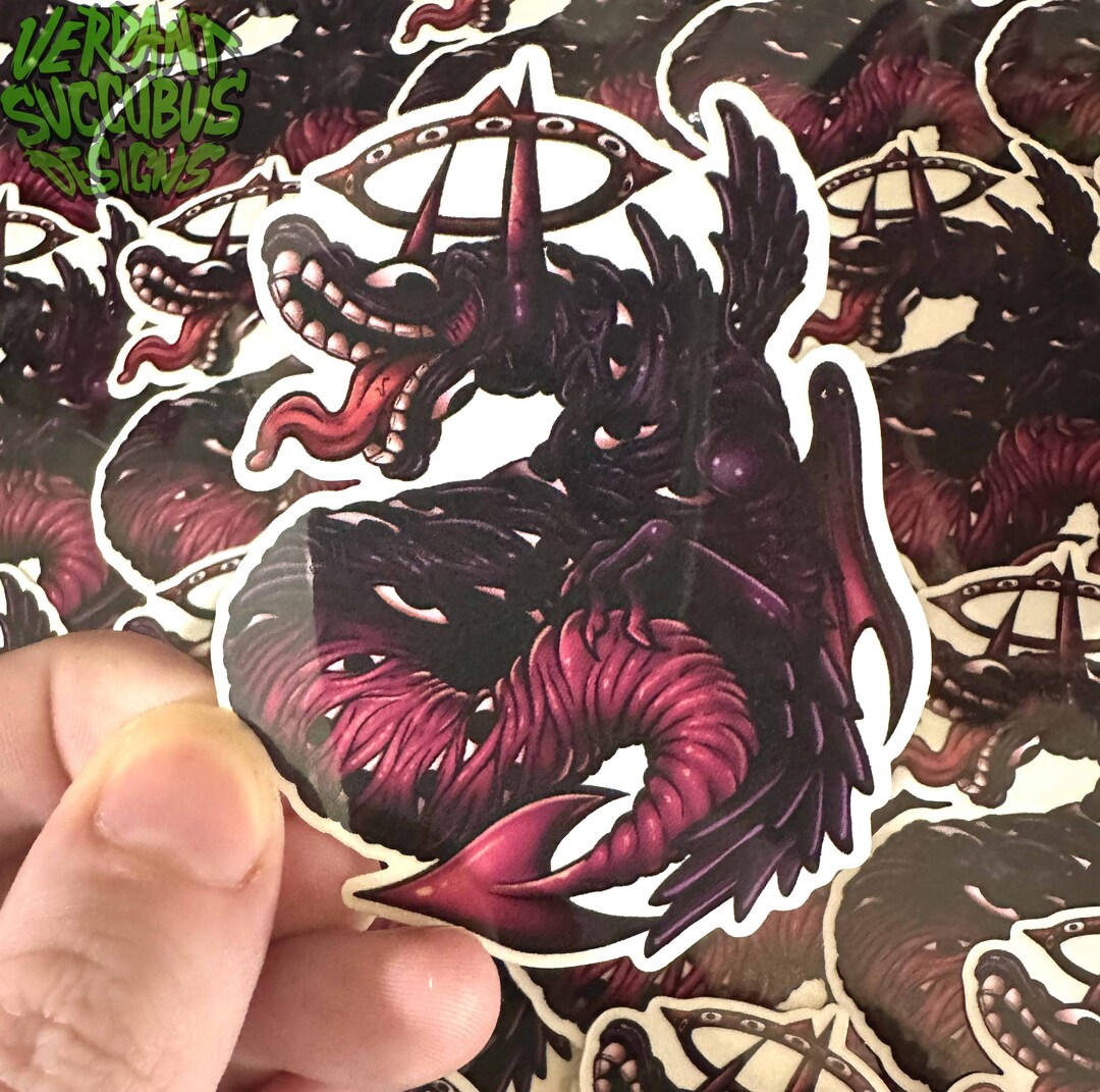 RETIRING - Corrupted Angel | Translucent Vinyl Sticker - Etsy