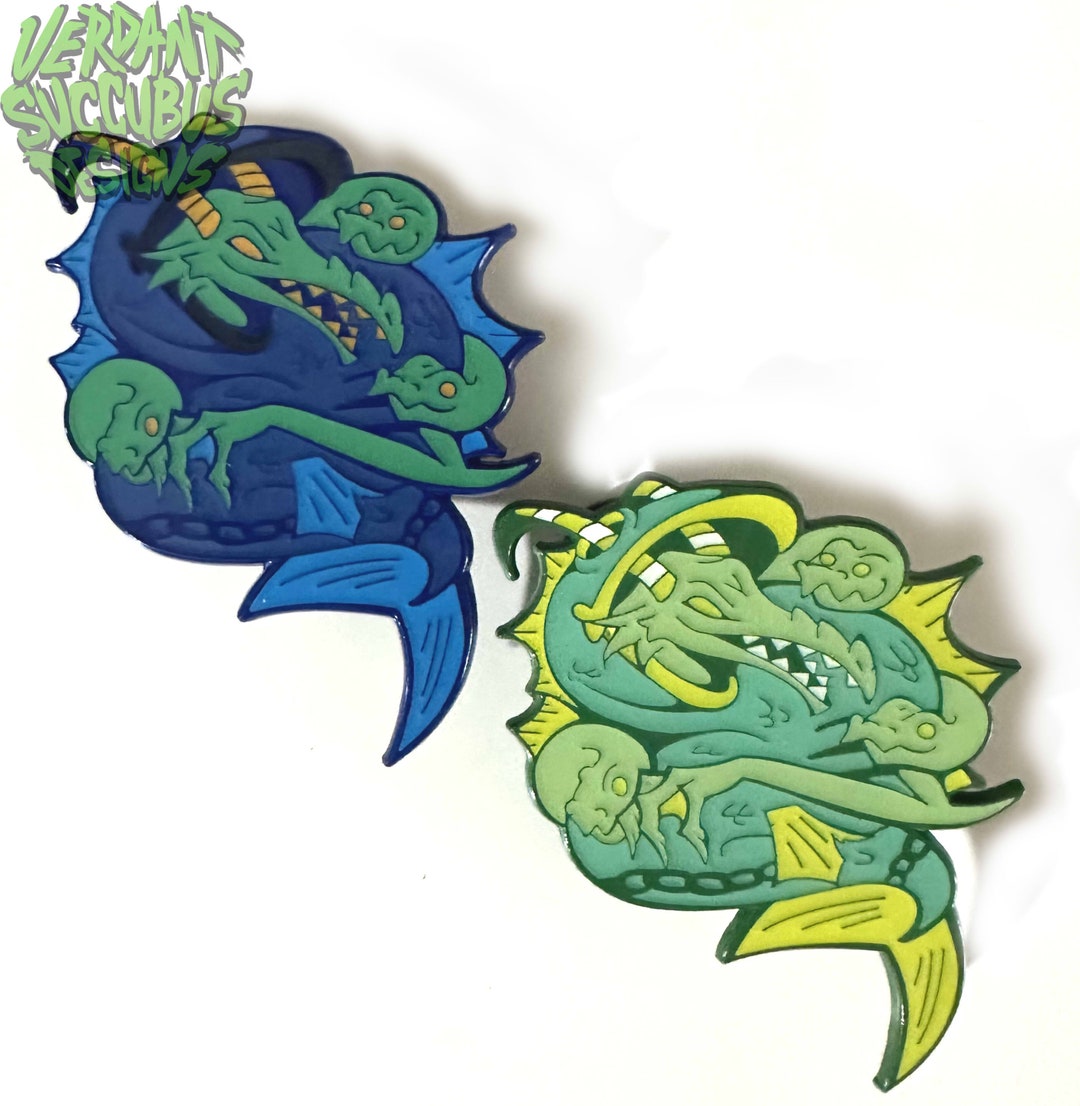 RETIRING - Leviathan | Princes of Hell | Enamel Pin - Etsy