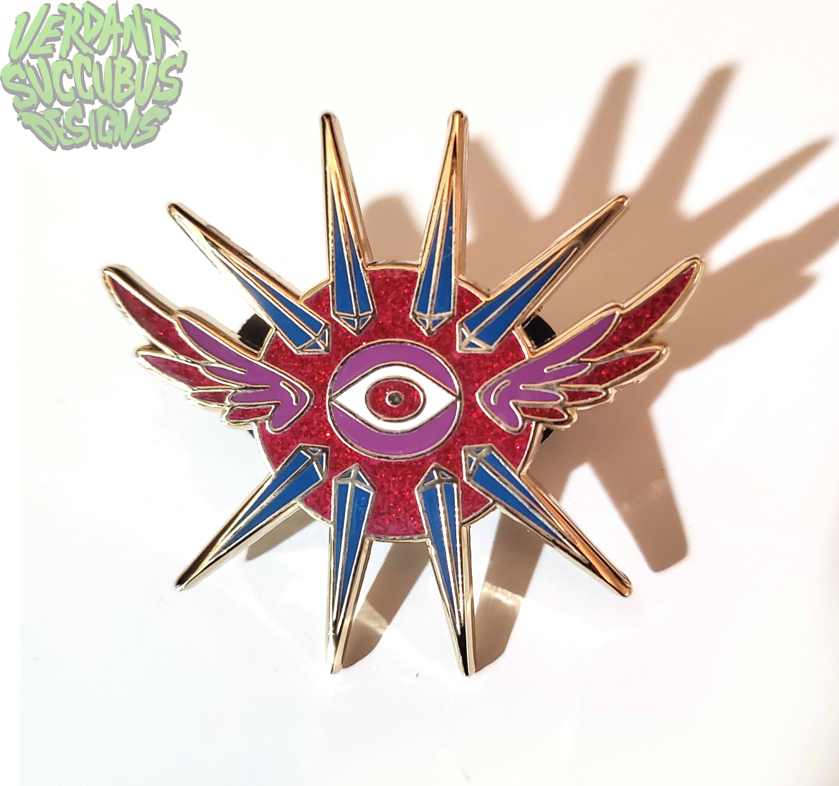 Bisexual Pride Angel Enamel Pin LGBT Angels - Etsy