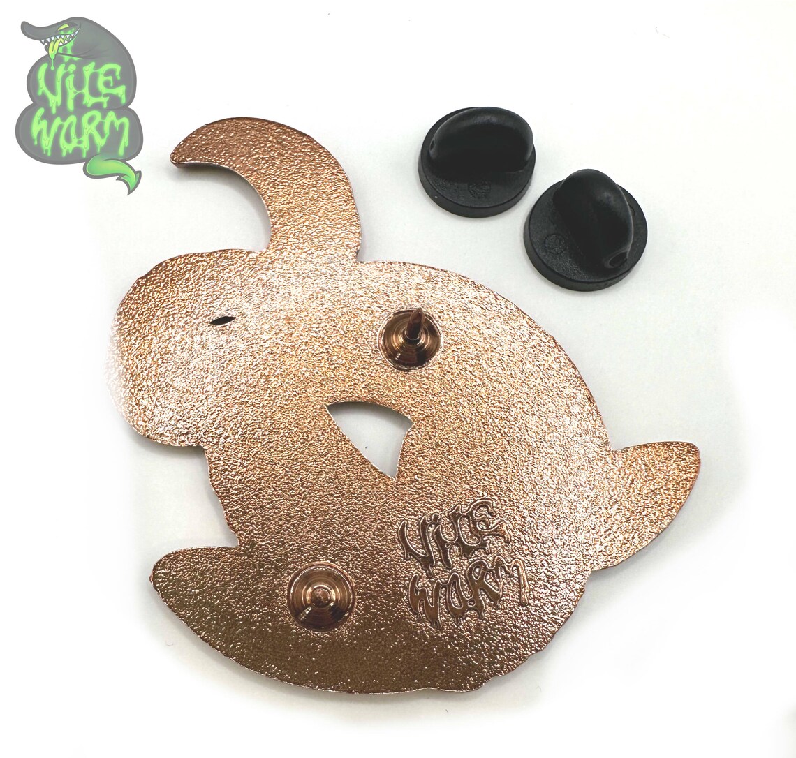 Frilled Shark Enamel Pin | the Brine Pool - Etsy