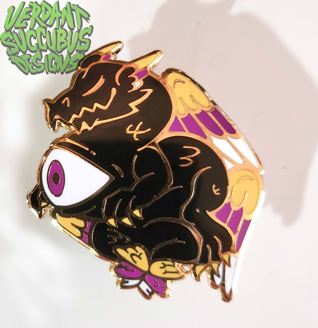 LEGACY | Non-binary Pride Angel Enamel Pin | LGBT+ Angels - Etsy