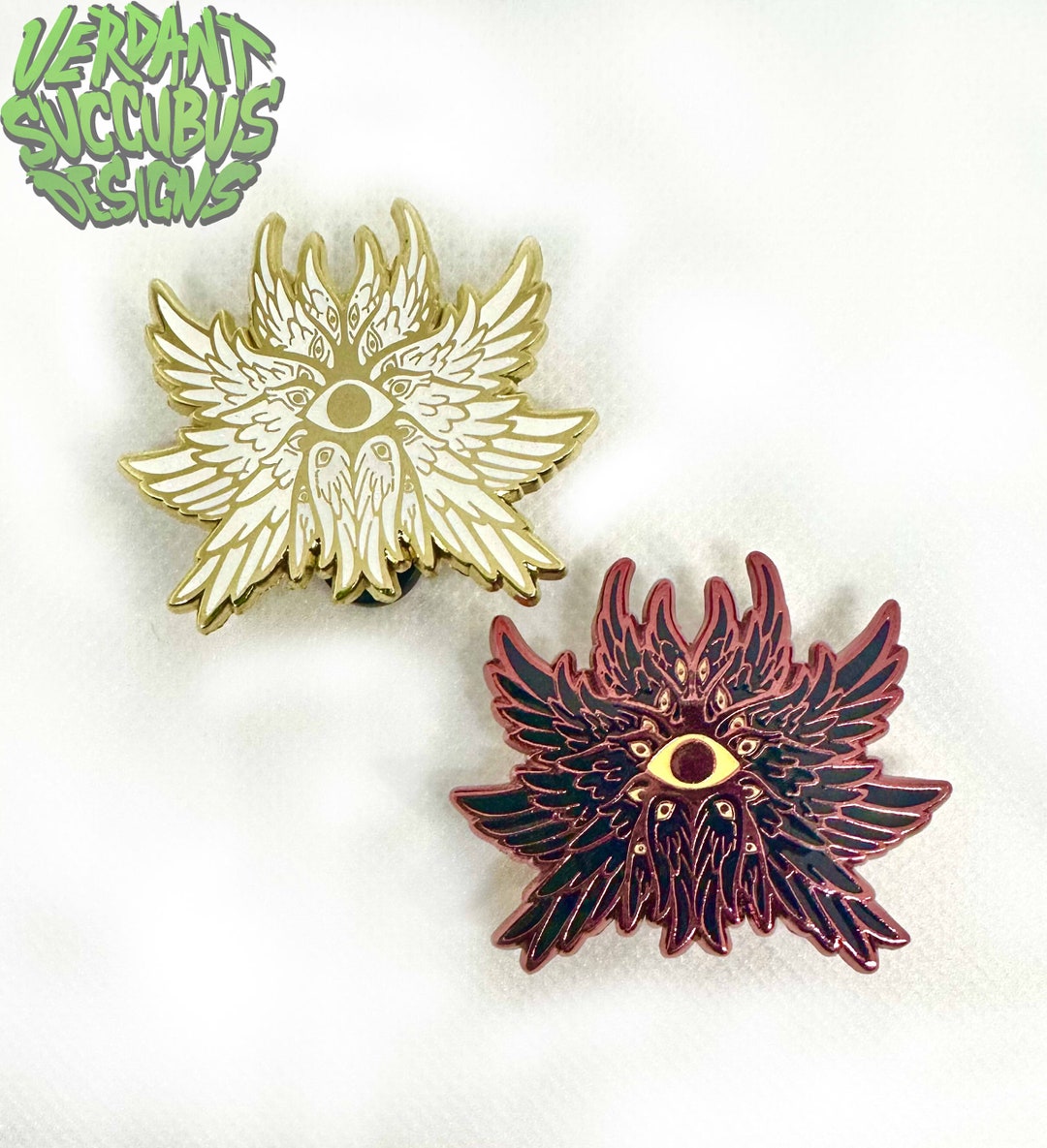 Sparkle Seraphim | Enamel Pin - Etsy