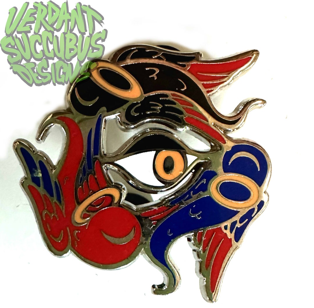 Polyamorous Pride Angel Enamel Pin LGBT Angels - Etsy