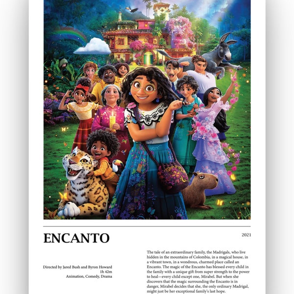 Encanto Movie Poster - Etsy