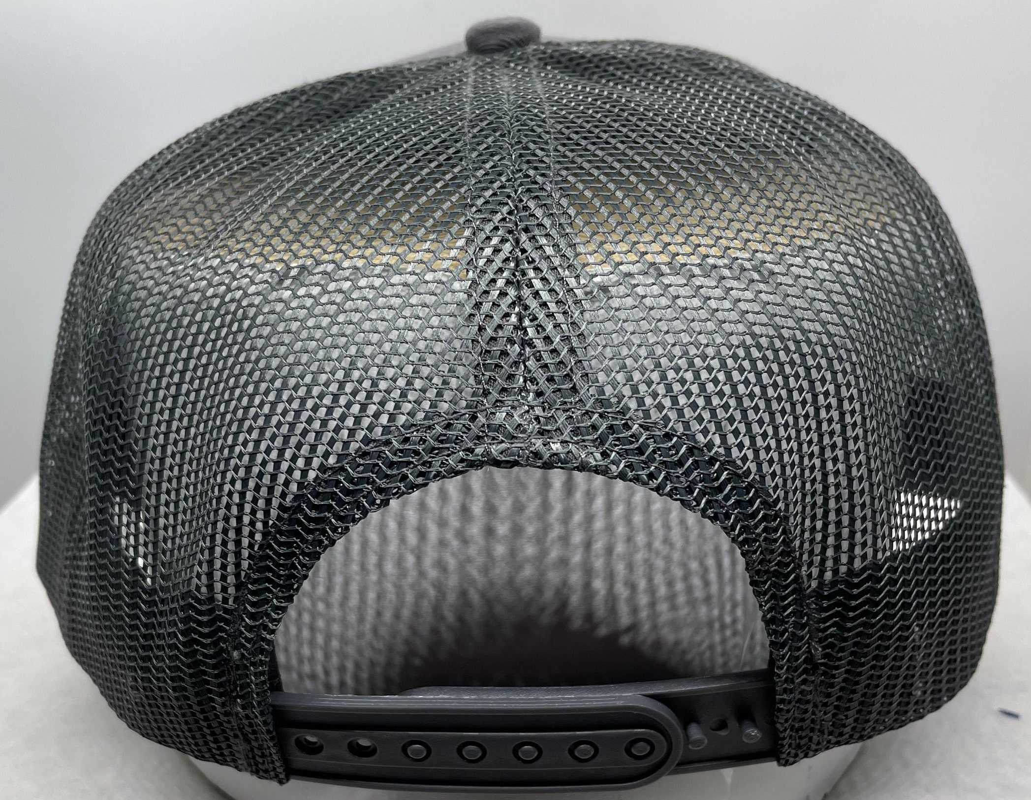 POP Leather Patch Hat Charcoal Gray With Mesh Back Best Pop Hat - Etsy
