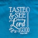 Taste and See Kitchen Apron - Etsy