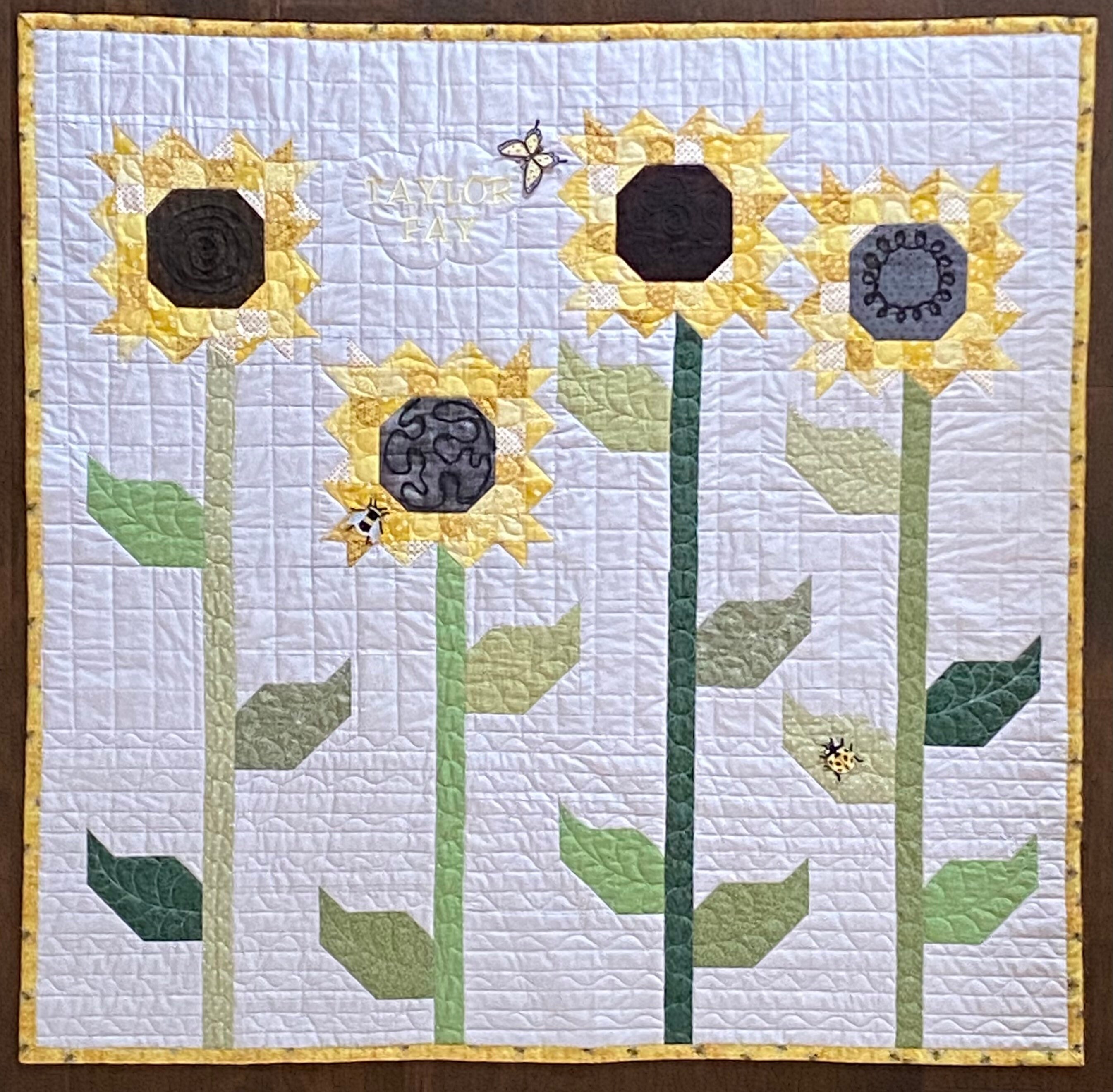 Sunflower Quilt - Etsy