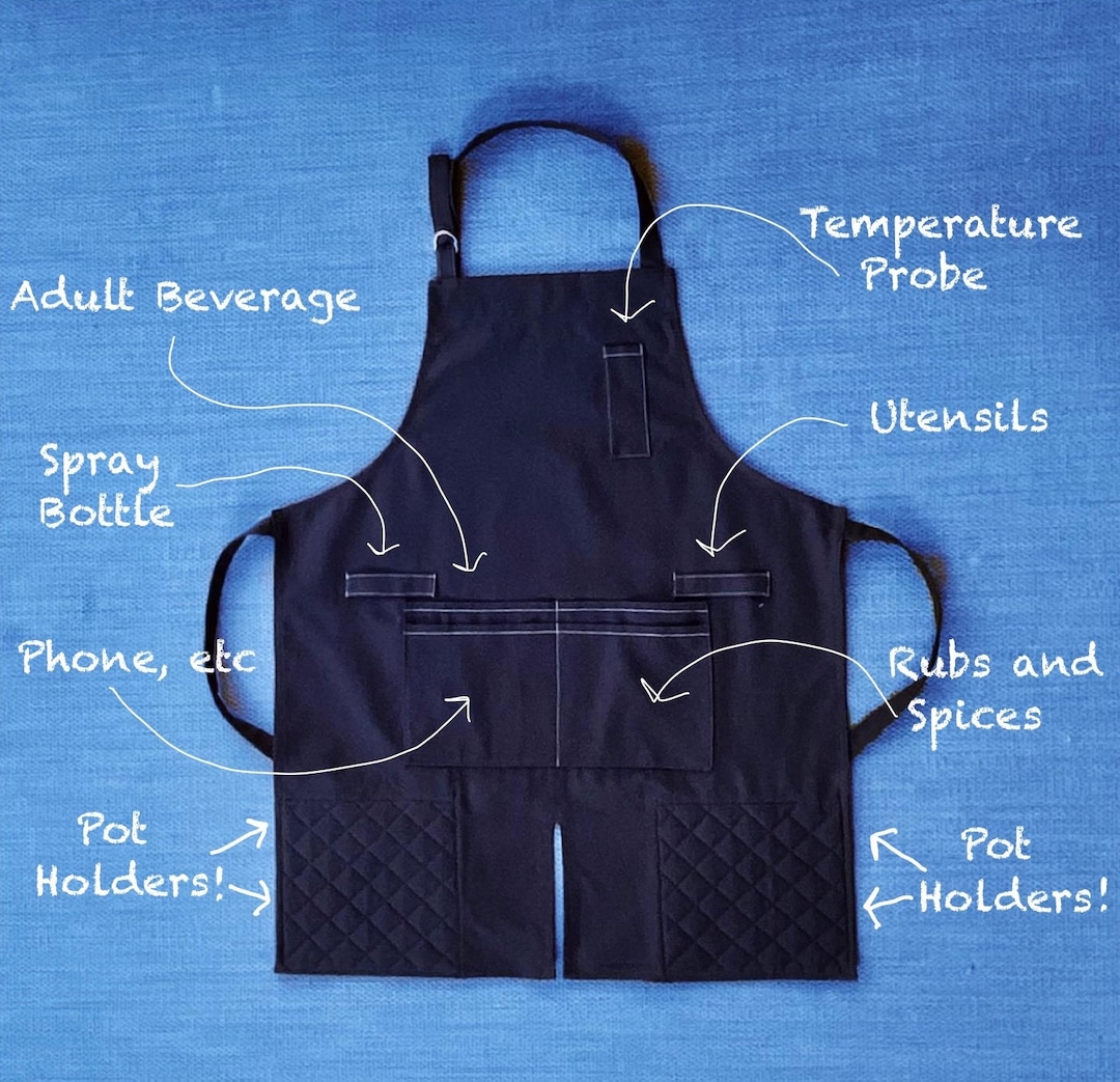 Ultimate Grilling/smoker Apron All in One - Etsy