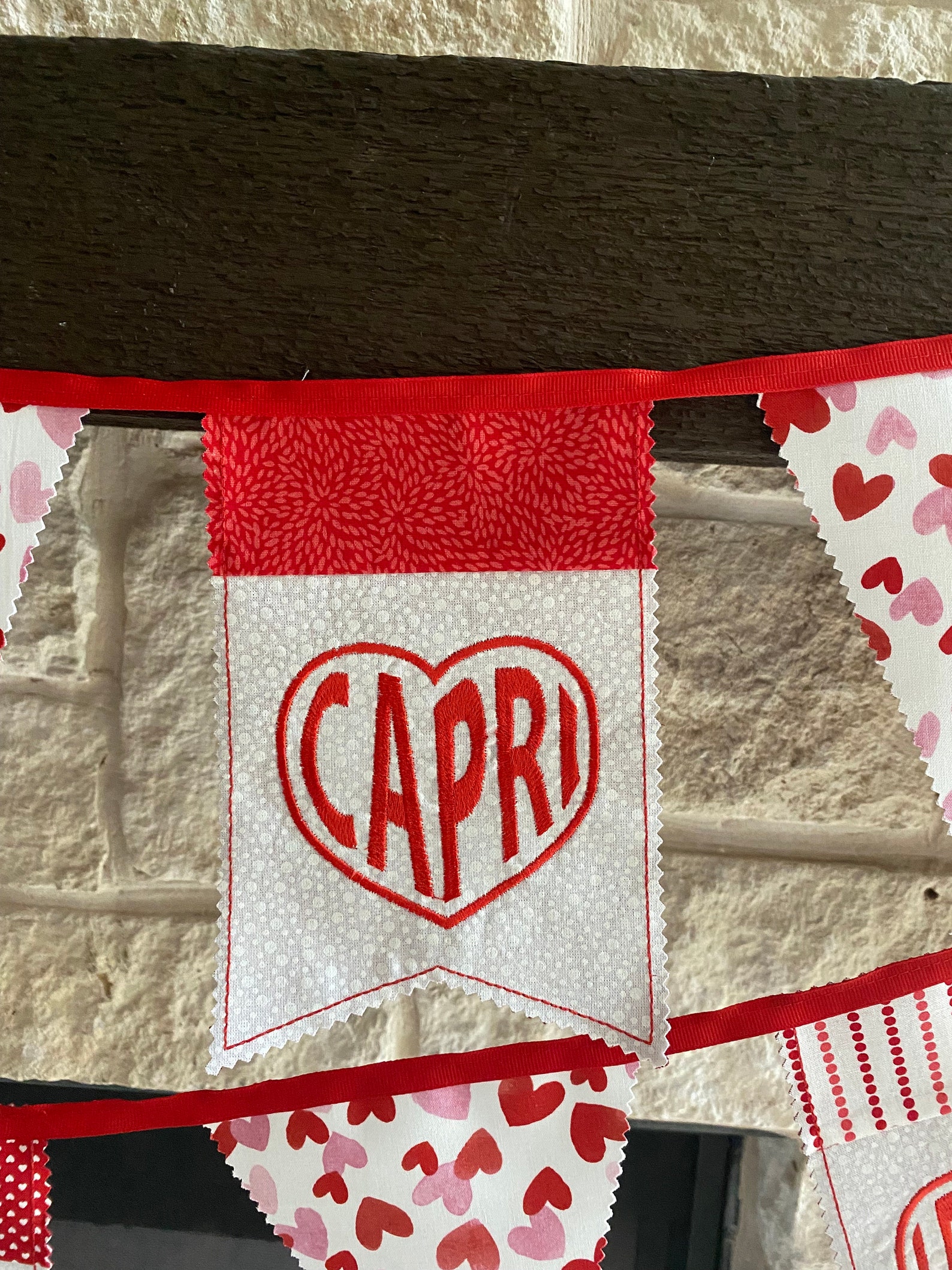 Valentines Day Bunting With Names - Etsy