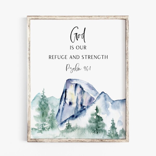 Psalm 46 1 - Etsy