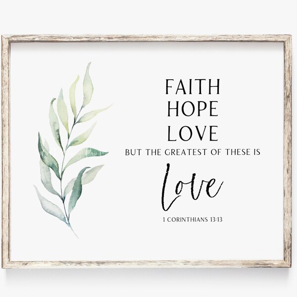 The Greatest is Love - Etsy