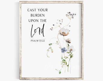 Psalm 55 22 - Etsy